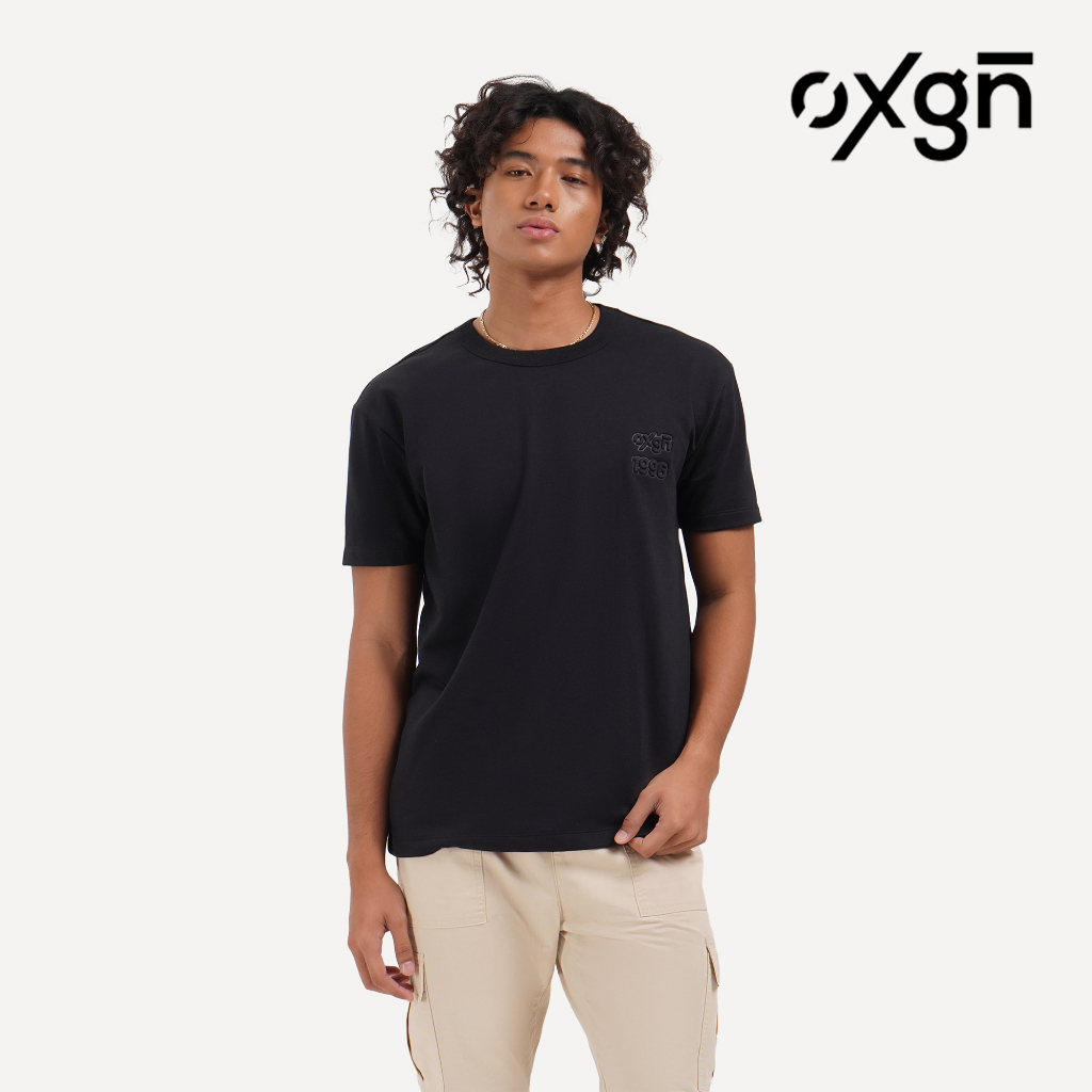 OXGN Generations Embossed Logo Graphic Print T-Shirt For Men (Stone ...