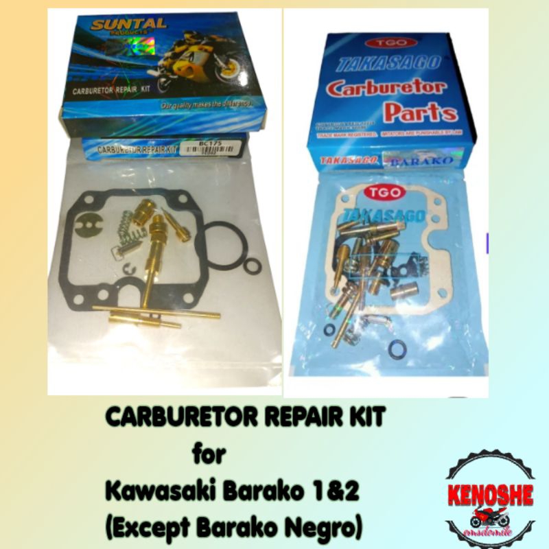 CARBURETOR REPAIR KIT BARAKO 1 & 2 (except Barako Negro) | Shopee ...