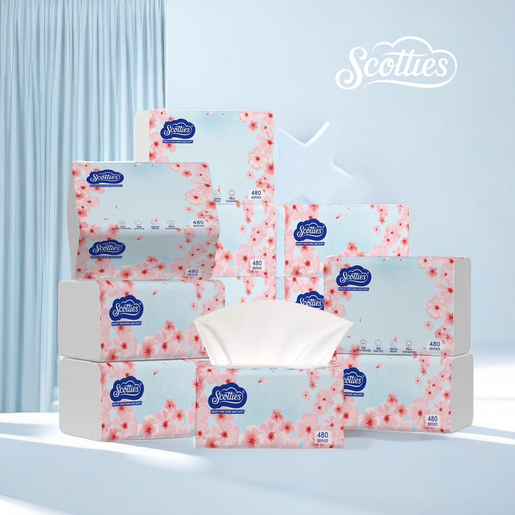 8 Pack super soft Tissue Facial tissue paper small Tissue 4-Ply Facial ...