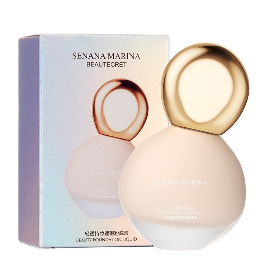 Senana Marina Beauty Liquid Foundation Concealer 30ml Oil Control Long ...