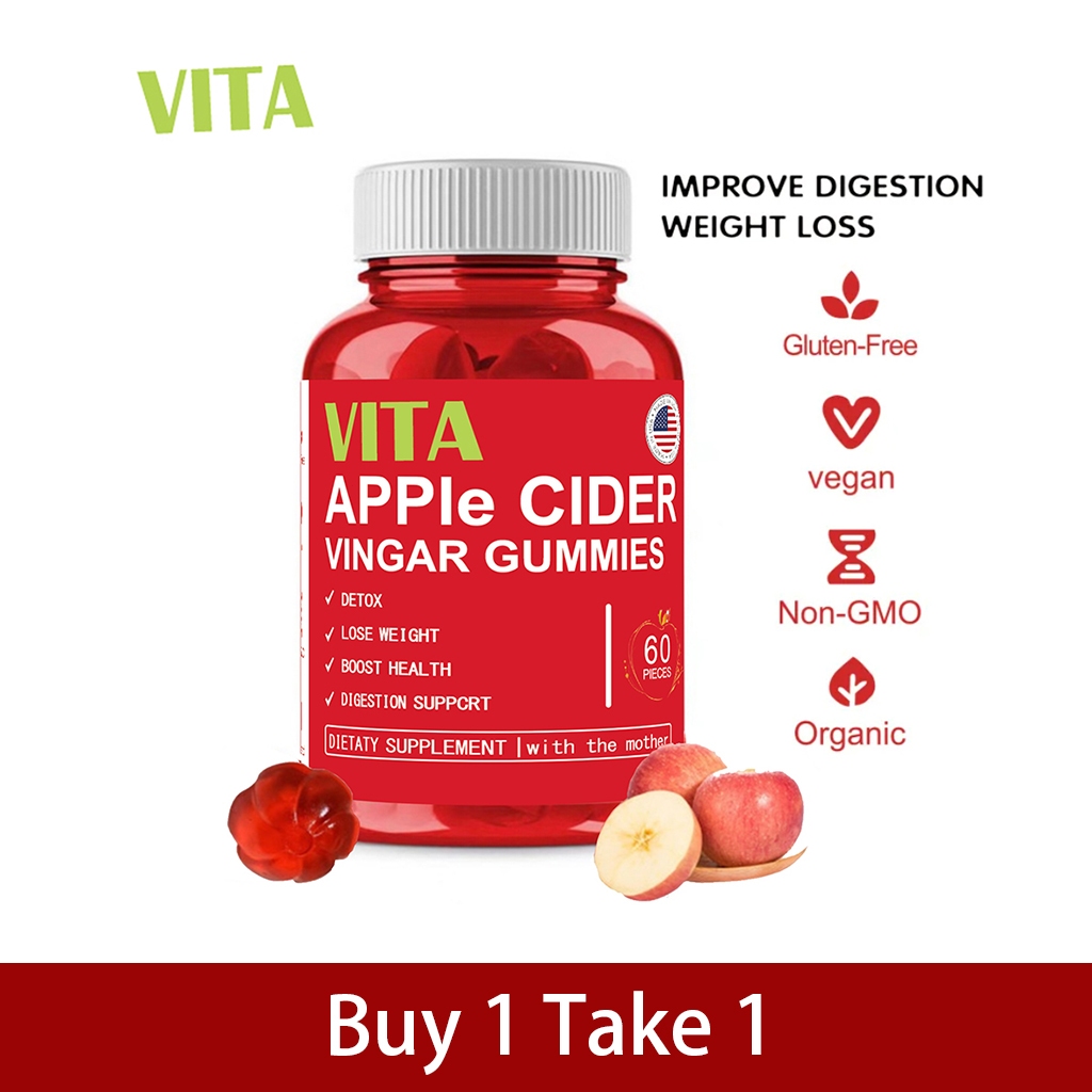 Apple Cider Vinegar Gummies Weight Control Slimming Healthy Aid ...
