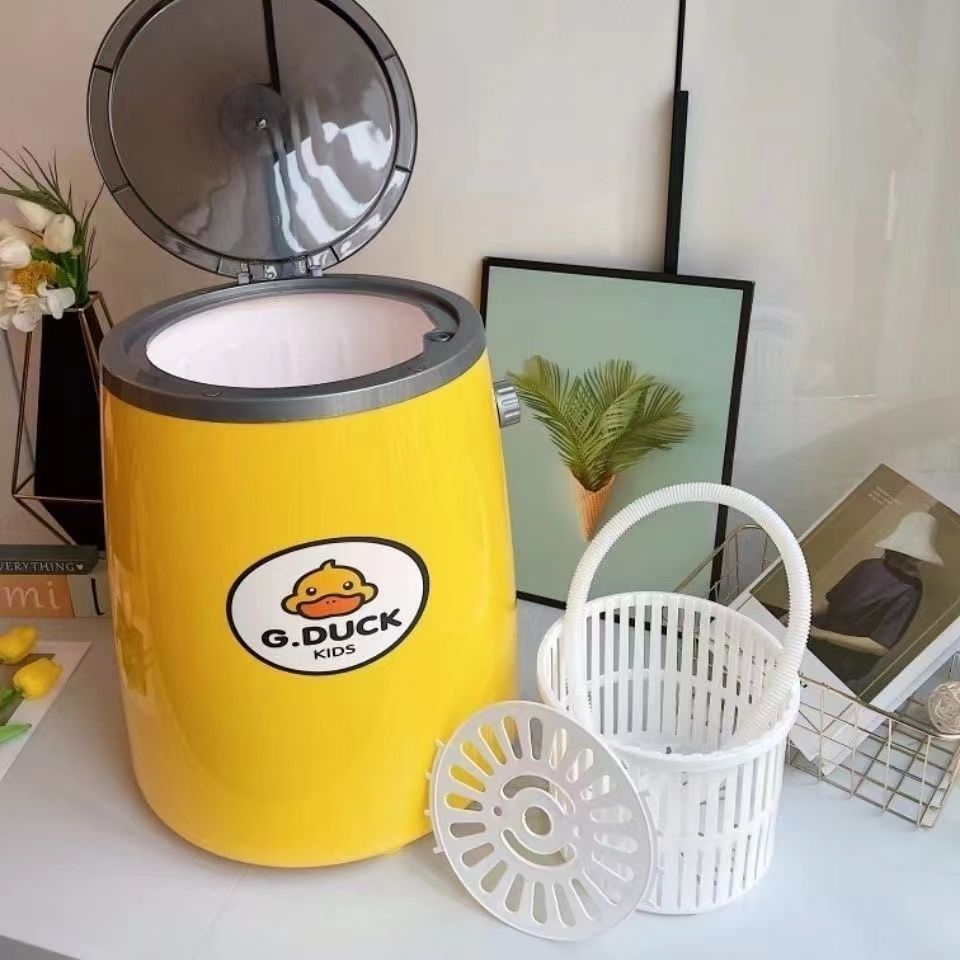HODEKT Mini Washing Machine Semi Auto Laundry Clothes Washer Spinner ...