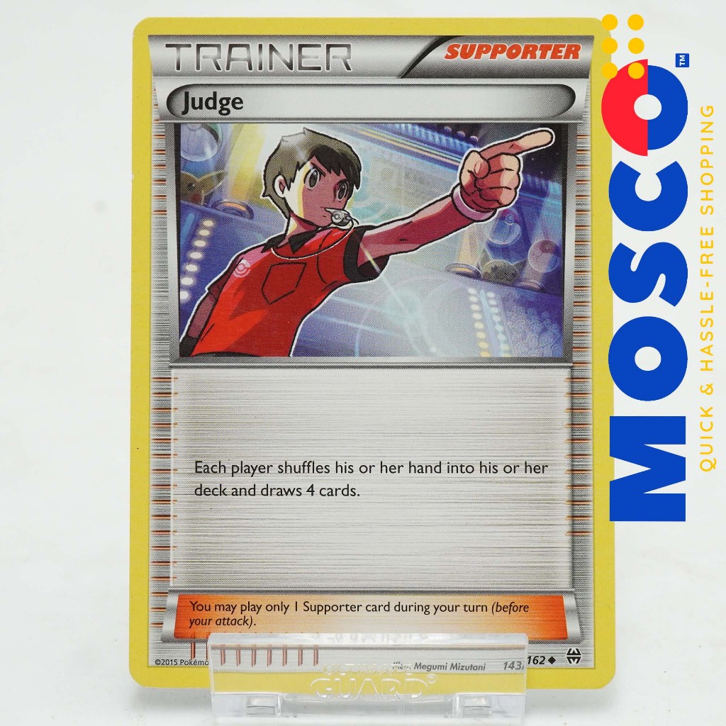 Judge - 143/162 - Uncommon | Supporter Cards Pokemon TCG | Shopee ...