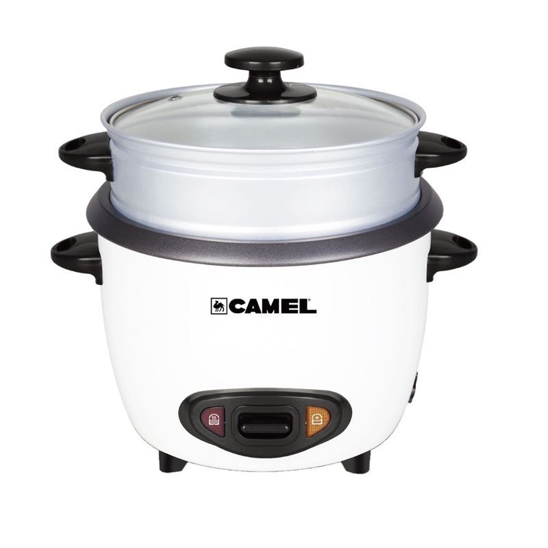 Camel Rice Cooker with Steamer White 5 cups CRC-1002S | Shopee Philippines