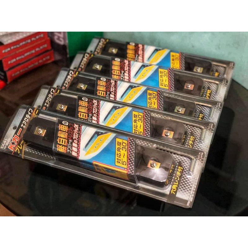 ORIGINAL JDM EX41 LICENSE PLATE TILTING HOLDER BLACK UNIVERSAL MADE IN ...