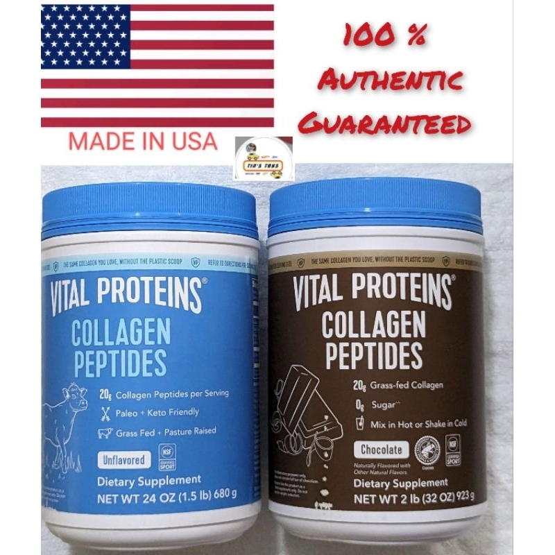 Vital Protiens Collagen Peptides Unflavored, 24.0 oz | Collagen Powder ...