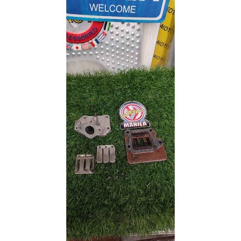 SYM JET 100, ALPHA, EURO ORIG SYM STOCK REED VALVE AND MANIFOLD SET ...