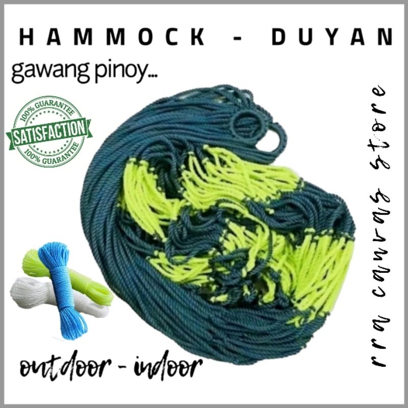 HAMMOCK- DUYAN GAWANG PINOY STRONG and COLORFUL MAKAPAL | Shopee ...