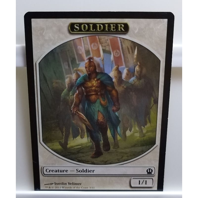 Soldier Token (Theros) | Shopee Philippines