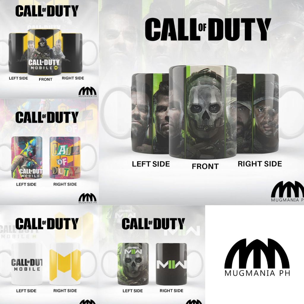 Call of Duty Mugs - Mugmania - CALL OF DUTY - COD Mugs 11oz | Shopee ...