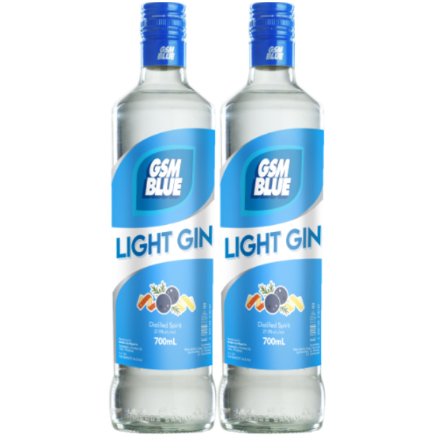 Gsm Blue Light Gin 700ML Bundle of 2 | Shopee Philippines