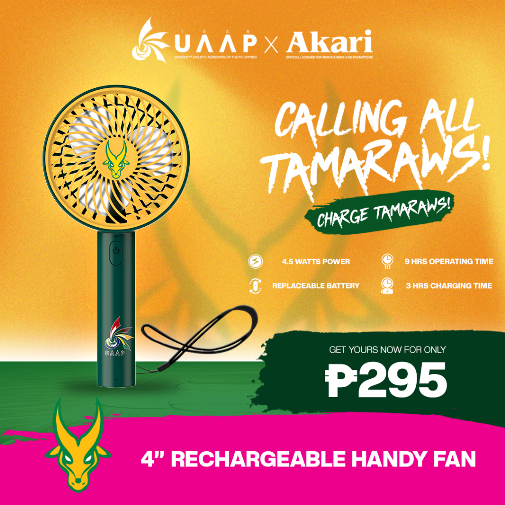 AKARI X UAAP [ FEU ] 4" Rechargeable Handy Fan with Lace | Shopee ...