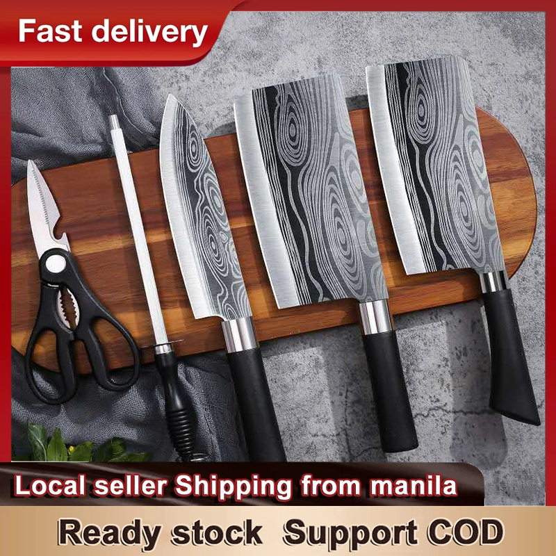 Knife Sets 5-Piece Kitchen Tools (Black) ,high quality korean style 5 ...