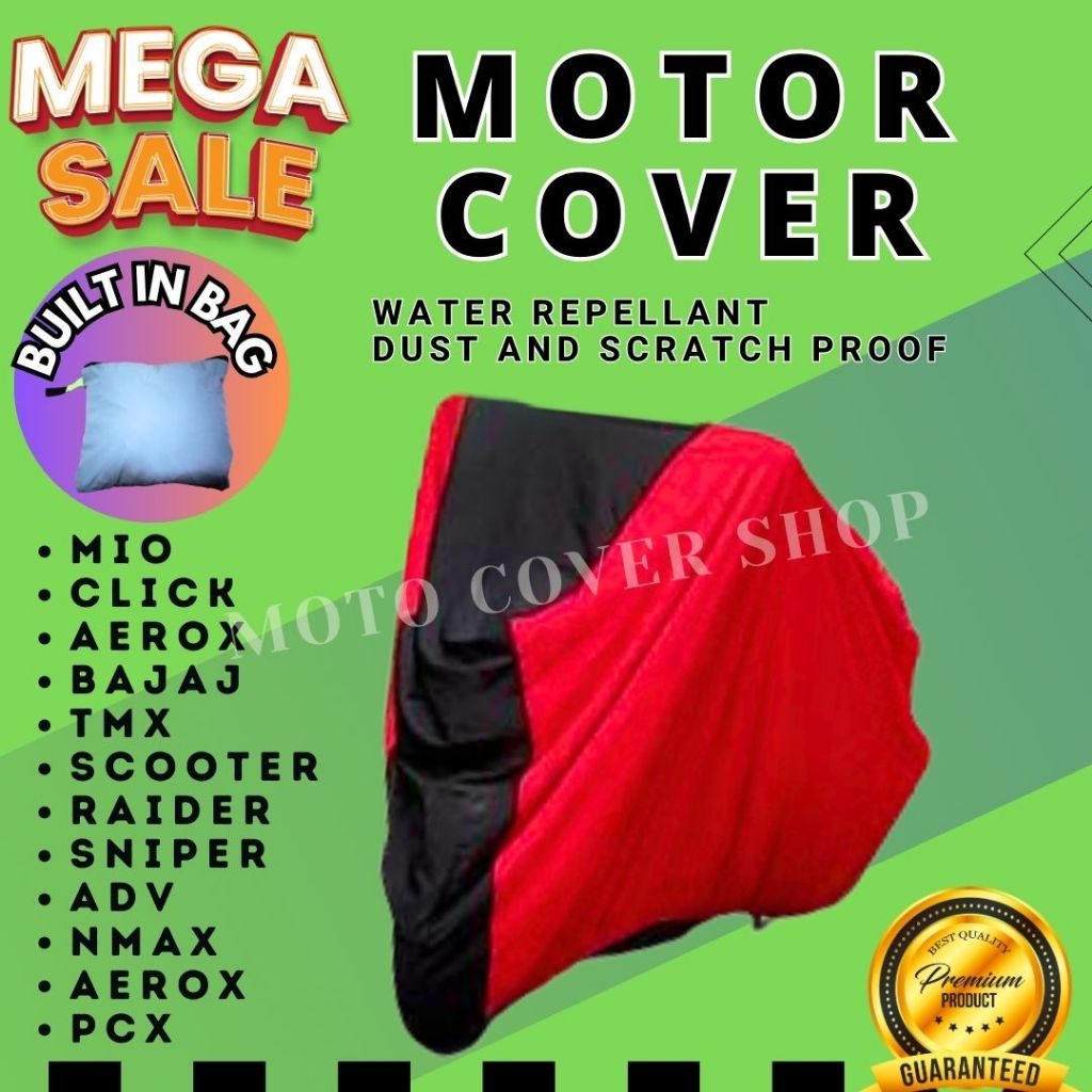 MOTORCYCLE COVER NMAX ADV CLICK V1 V2 V3 MIO AEROX BAJAJ TMX PCX SMASH ...
