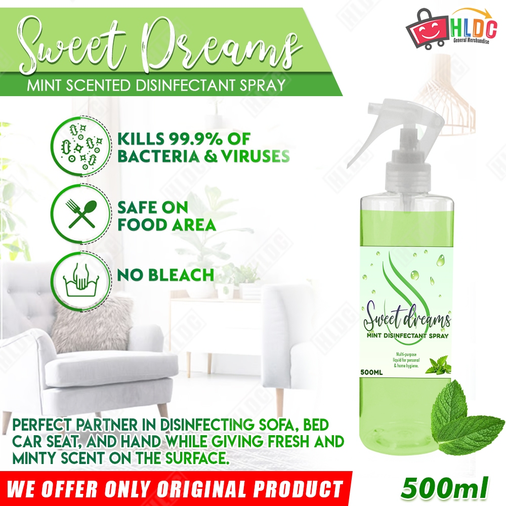 Sweet Dream Mint Scented Disinfectant Spray 500ml Mint Disinfectant ...