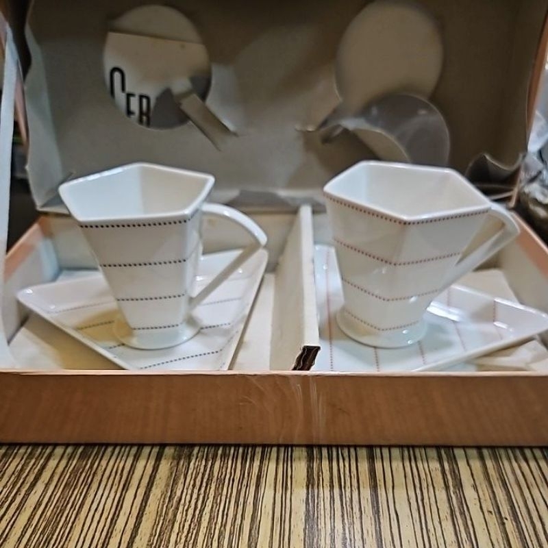 Ceranova design M. Umeda Yamaka International pentagon cup & triangle ...