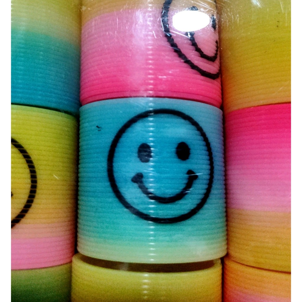Smiley Magic Spring Toy/ 24 Pieces Per Box/ Lootbag Filler or Paninda ...