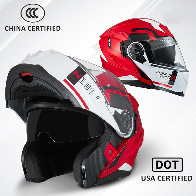 Anak Original Modular Dual Visor Helmet for Motorcycle with Icc Sticker ...