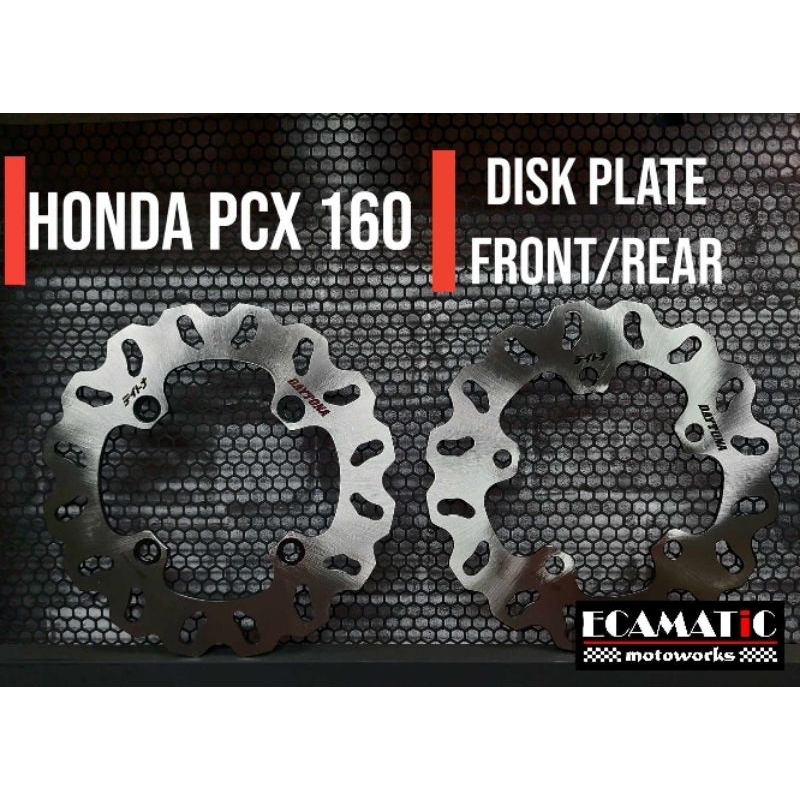 HONDA PCX 160 DISK PLATE FRONT AND REAR | Shopee Philippines
