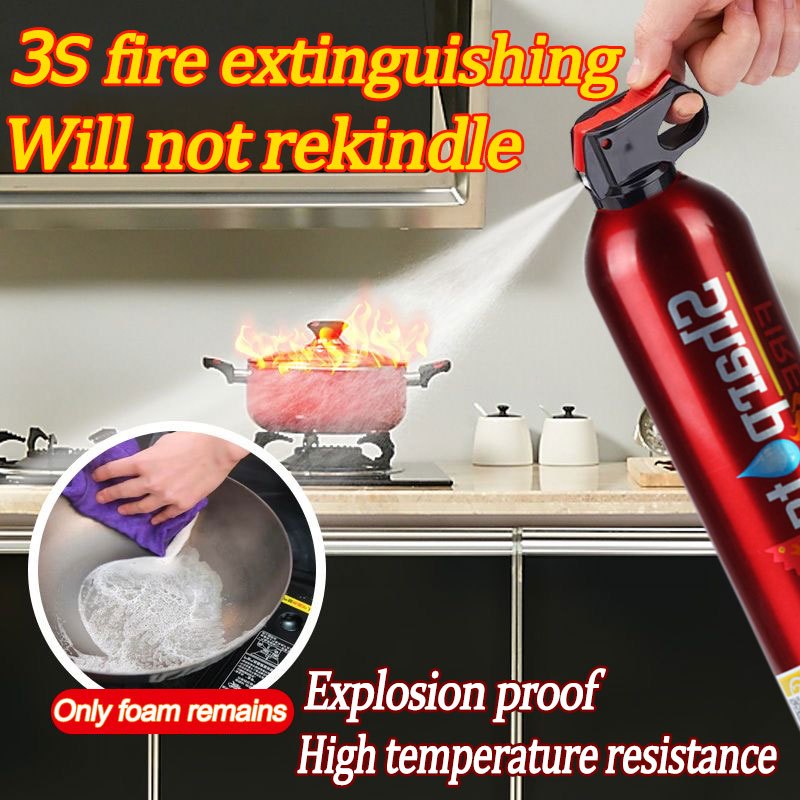 【COD】Portable Emergency Mini Car Fire Extinguisher Water-Based fire ...