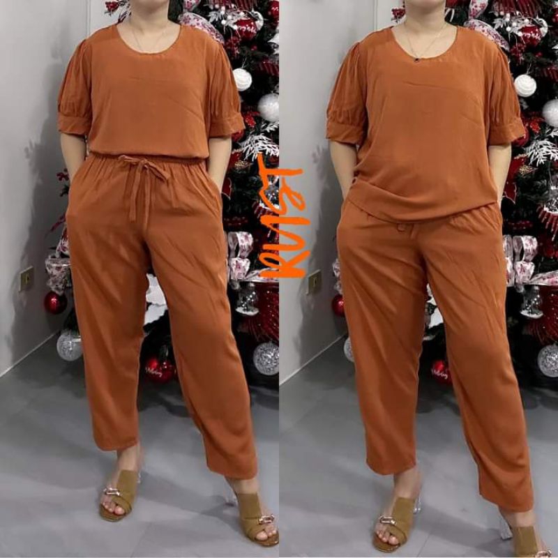 TRAUSER TERNO WITH POCKET | Shopee Philippines