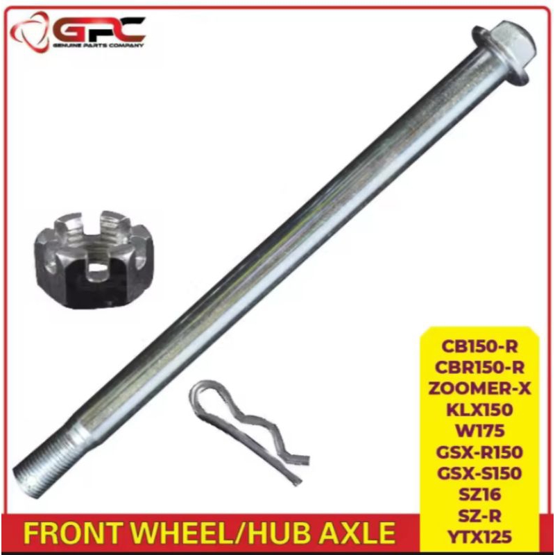 Moto FRONT AXLE HUB for KLX150/CBR 150/YTX 125 | Shopee Philippines