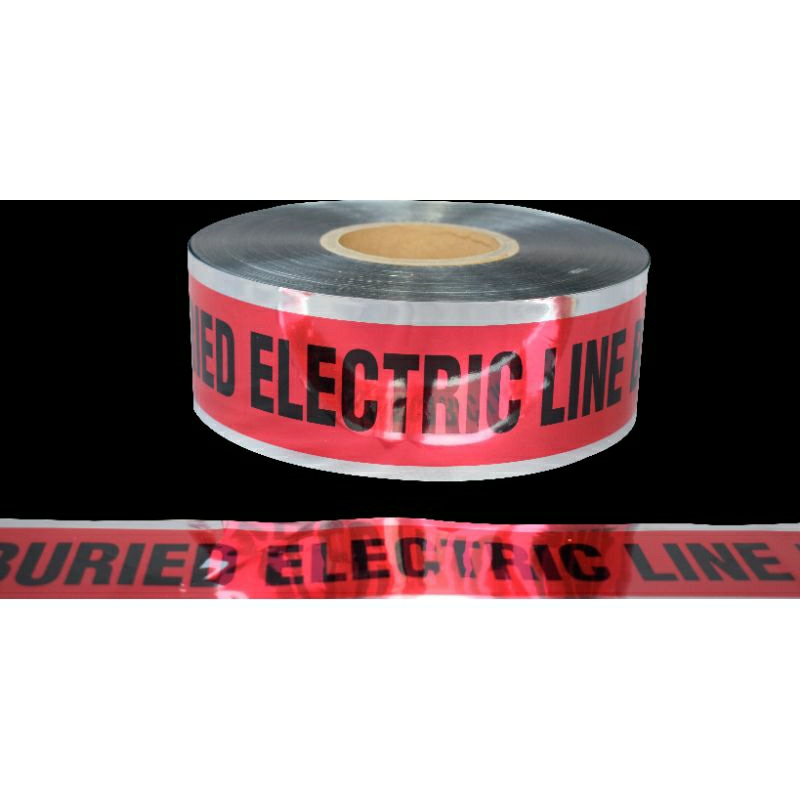 Electrical Line Caution 3 inches x 1000ft Detectable Underground Warning tape | Shopee Philippines