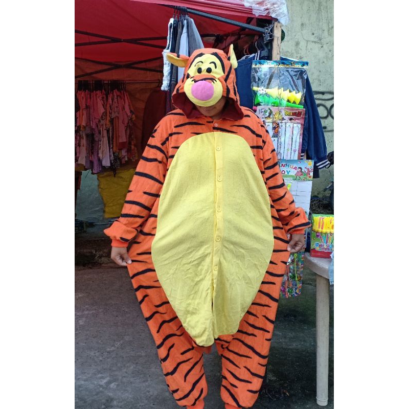 Tigger Costume Orange (L-XXL) | Shopee Philippines