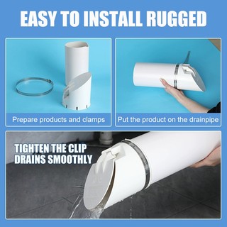 PVC Drain Deodorizer Sewer Pipe Septic Tank Antifouling Pipe Outdoor ...