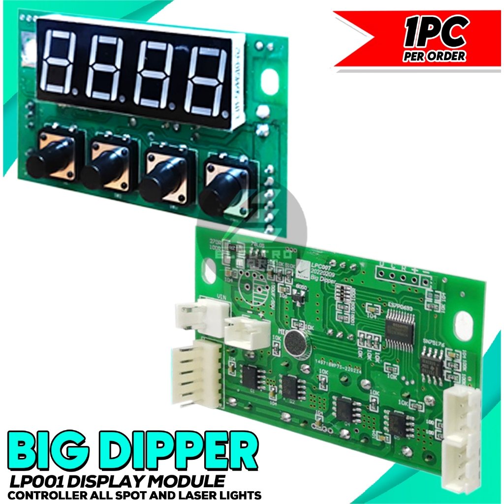 Big Dipper LP001 DISPLAY MODULE CONTROLLER ALL SPOT AND LASER LIGHTS ...