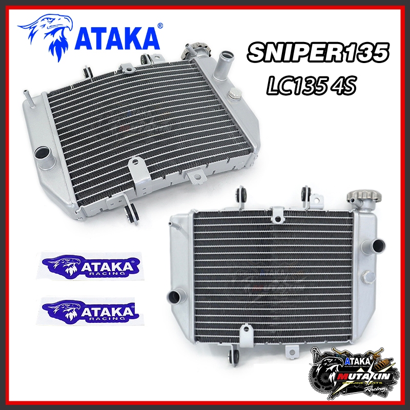 ATAKA 540ML Radiator Big Curve For Sniper MX 135/Sniper Classic 135 ...