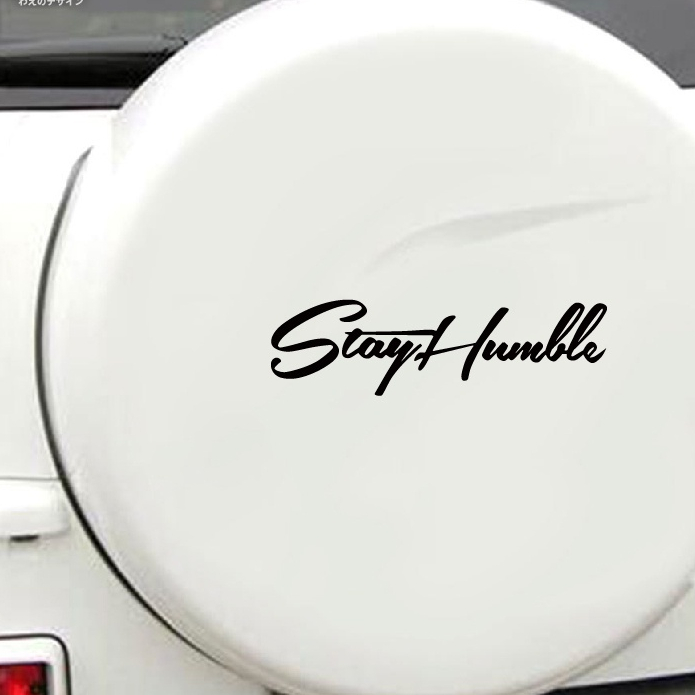 Reflective Fashion Stay Humble Car Stickers for Car Window Vinyl Decal ...