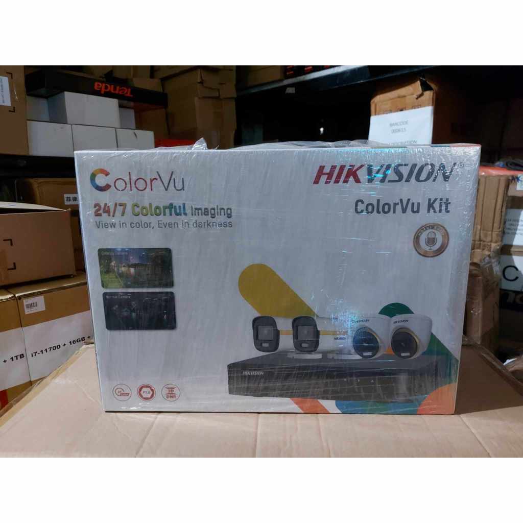 HikVision ColorVu 4/8 Channels Camera Kit 24/7 Colorful Imaging ...