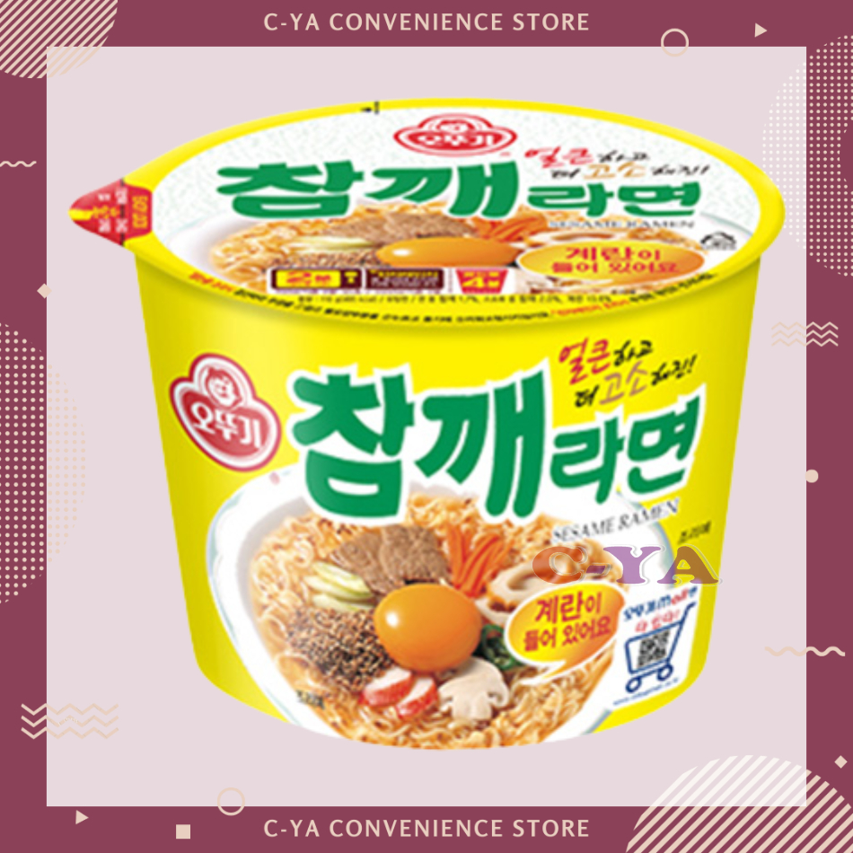OTTOGI Sesame Chamke Ramen Big Cup 110g | Shopee Philippines