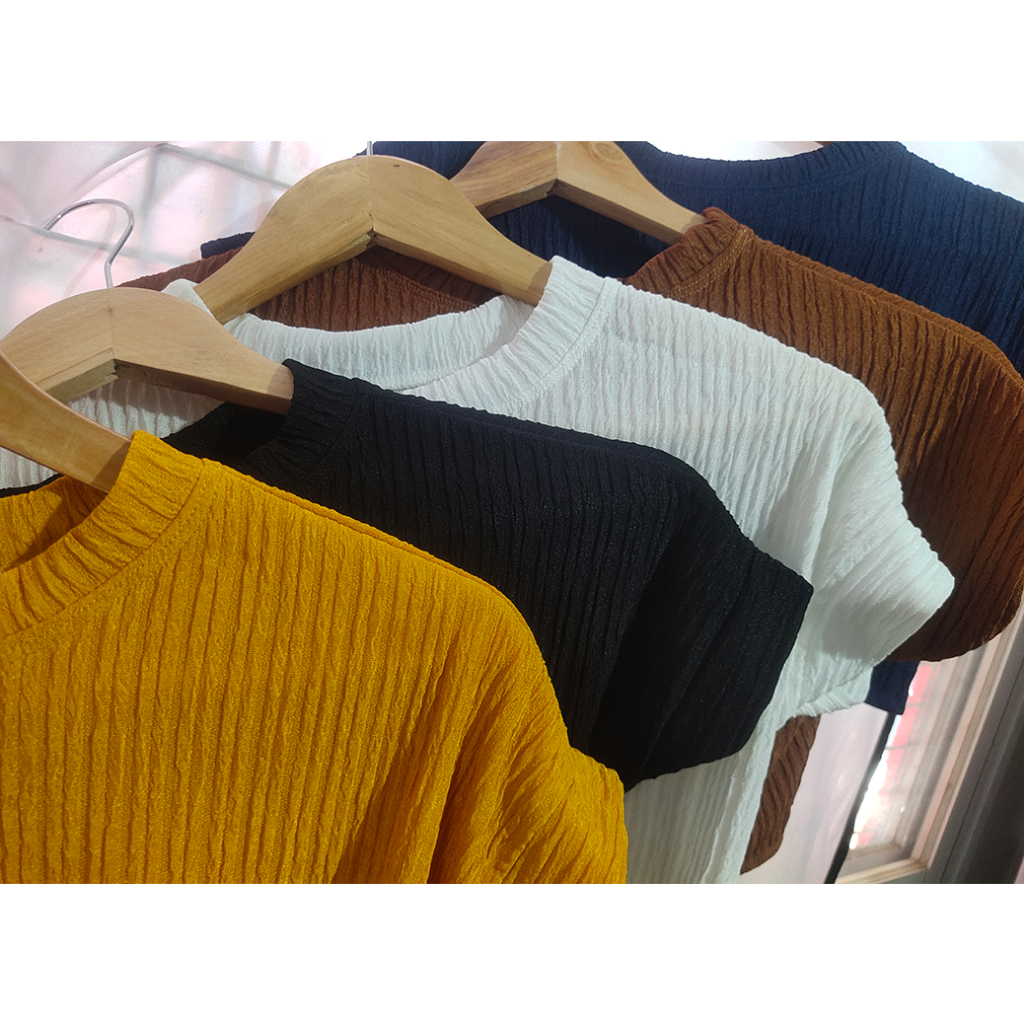 Crop top creep (stretchable) | Shopee Philippines