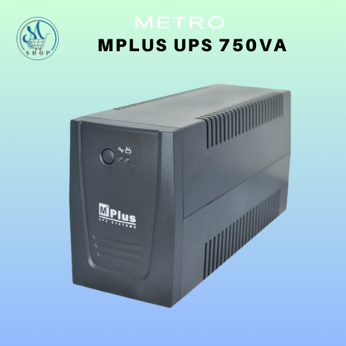 MPLUS UPS 750VA BACKUP POWER SUPPLY | Shopee Philippines