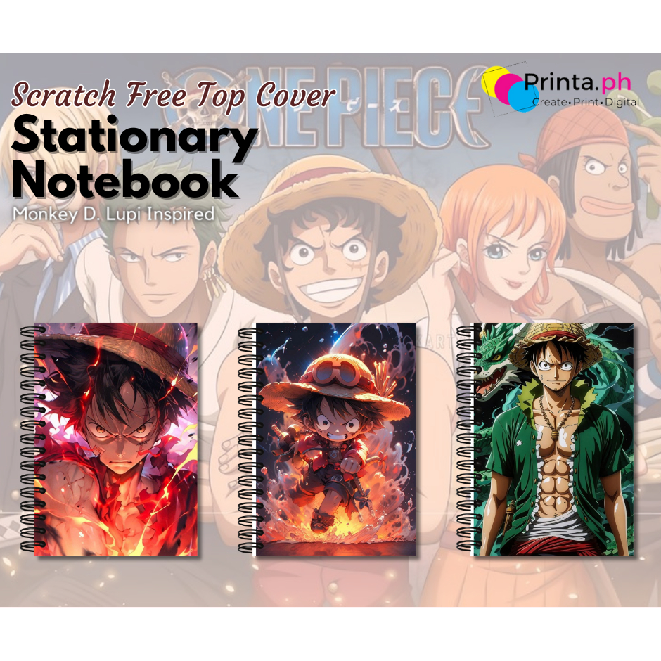 One Piece Lupi Notebook - Anime Stationary Line Journal Notebook A5 ...