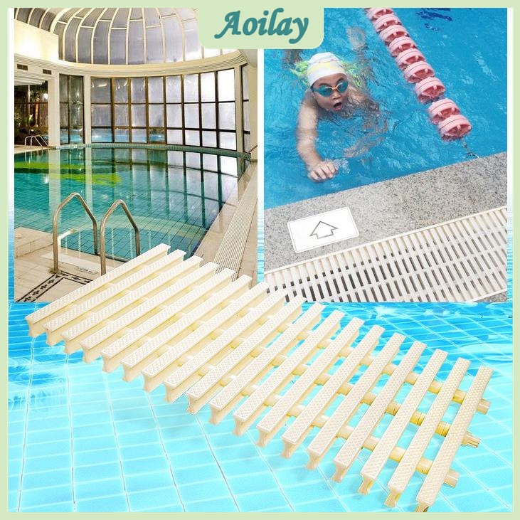 Swimming Pool Grille Non-slip Overflow Grid Swimming Pool Gutter ...