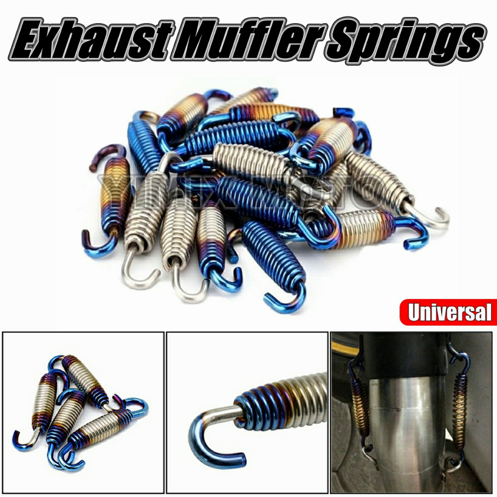 Universal Motorcycle Titanium Muffler Spring | Shopee Philippines