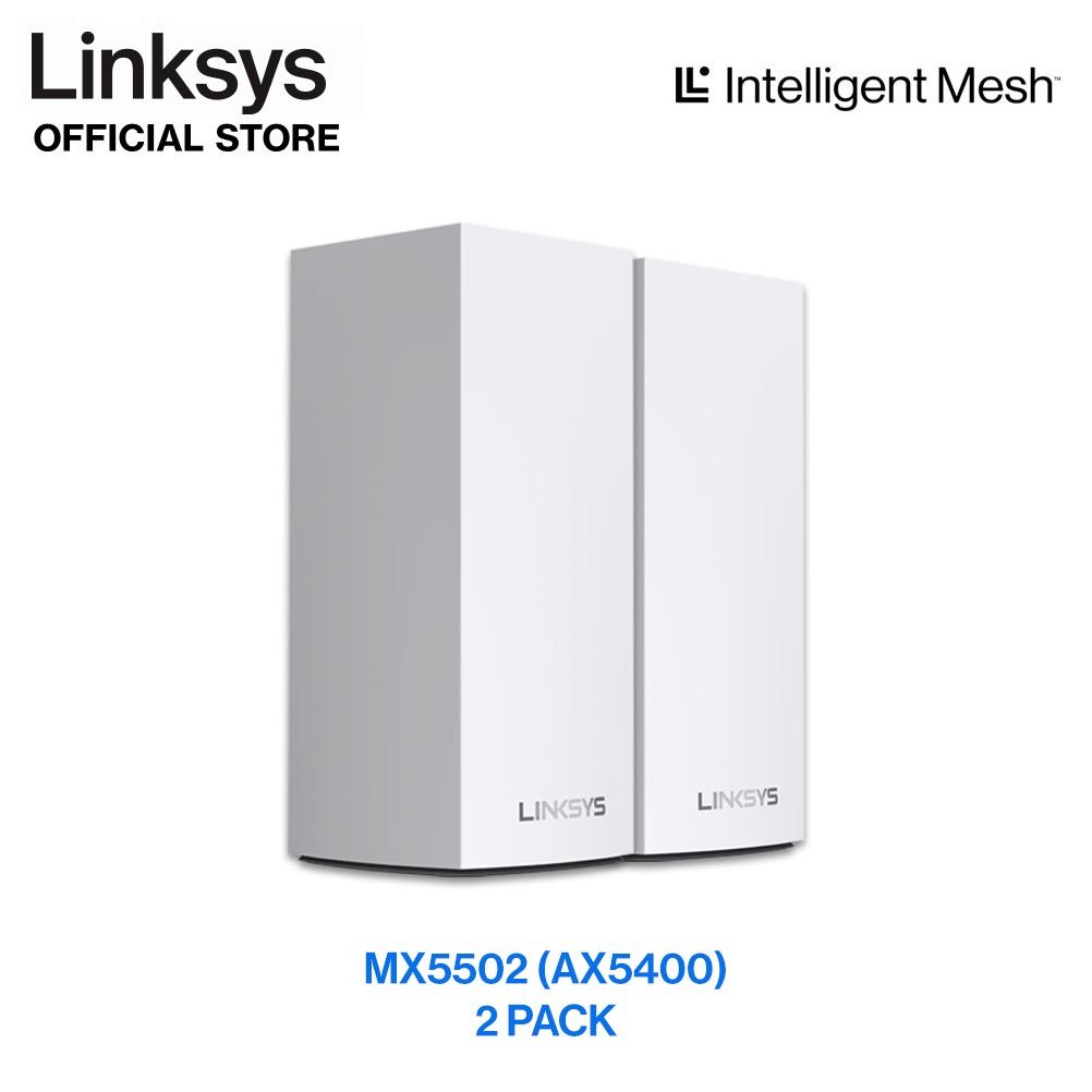 Linksys Atlas Pro 6 AX5400 Dual Band Mesh WIFI 6 System, 2 Pack (MX5502 ...