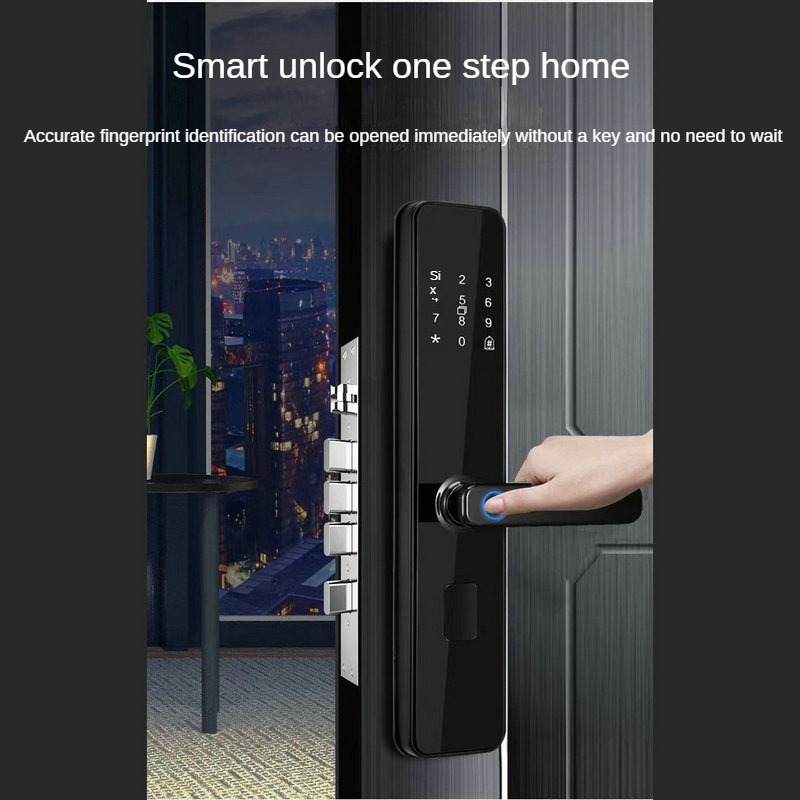 Smart Lock Fingerprint/IC card/Passcode Electronic Biometric Code ...