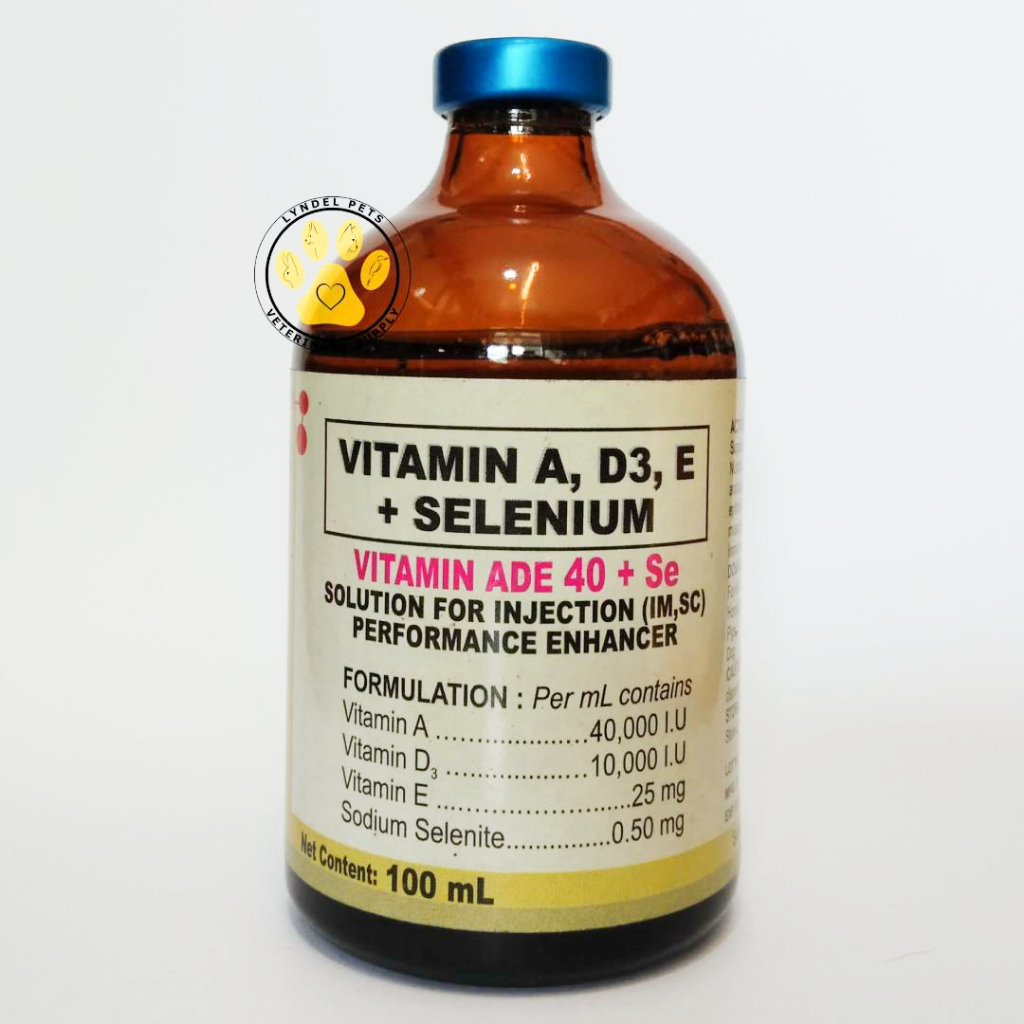 NUTRIVET Vitamin ADE 40 + Selenium Performance Enhancer (100 ml) FOR ...