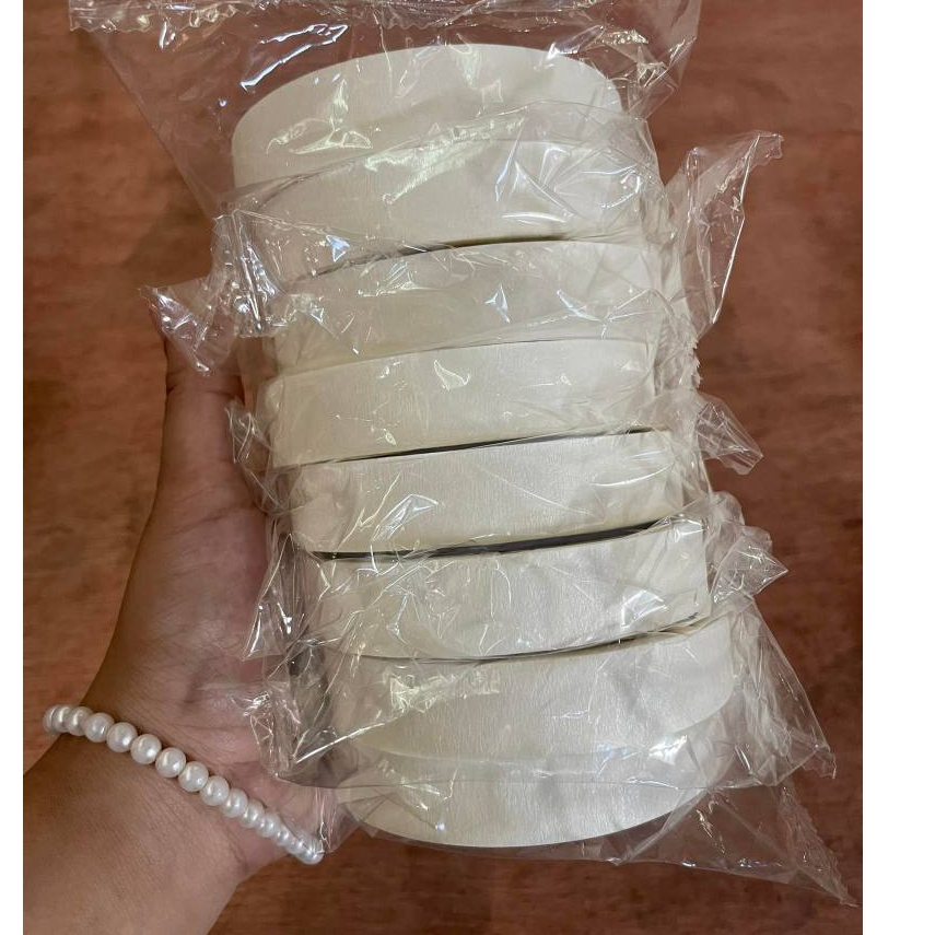 8 PCS 1 INCH WHITE MASKING/PAPER TAPE 10 METERS | Shopee Philippines