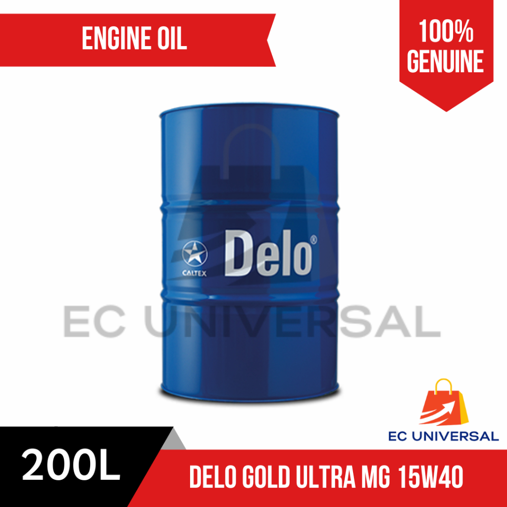 Caltex Diesel Engine Oil Delo Gold Ultra 15W40 MG Multigrade (200L ...