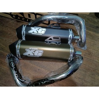 Exos pipe X6 For Click V3/V2/smash/fury/aerox v1/v2 | Shopee Philippines