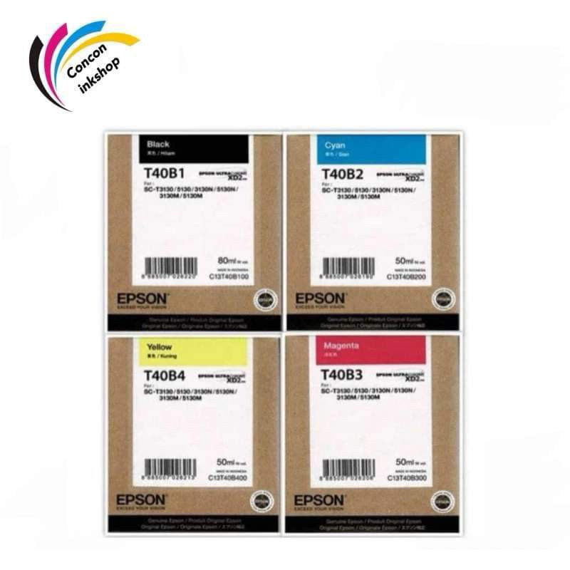 T40A or T40B Original Genuine ink for SC-T3130/3130N to 5130M | Shopee ...