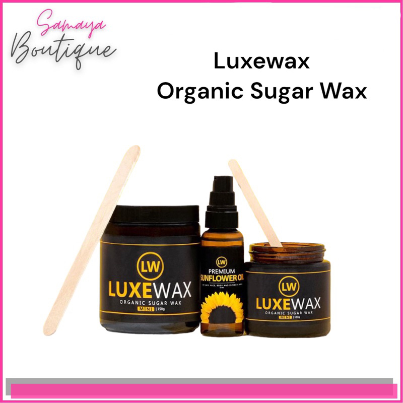 LUXEWAX ORGANIC SUGARWAX /LUXE WAX SUNFLOWER OIL | Shopee Philippines