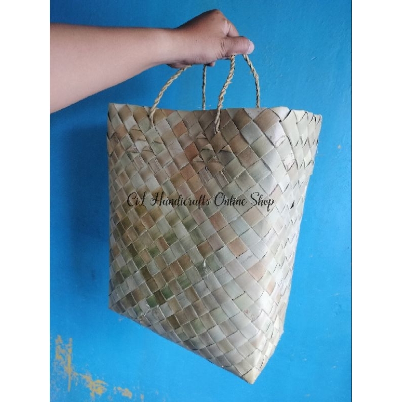 6x11x14 - Available Onhand - Native/Pandan/Tampipi Bayong Bag | Shopee ...