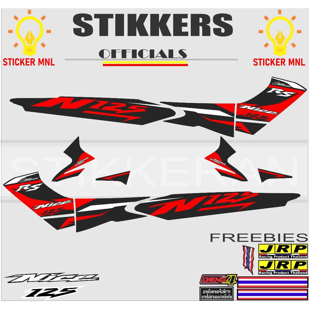 HONDA RS 125/NICE 125 DECALS LATEST | Shopee Philippines