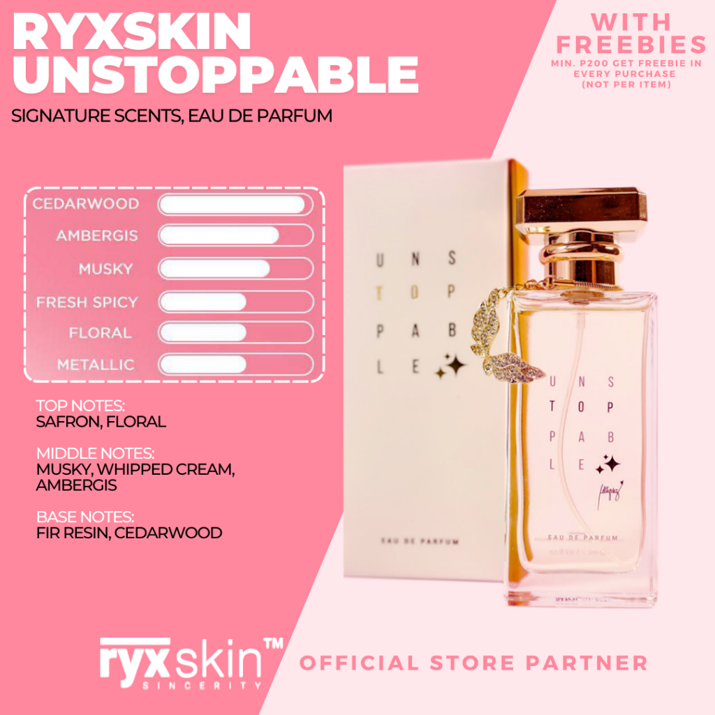 RyxSkin Perfume Unstoppable | Eau De Parfum | Shopee Philippines